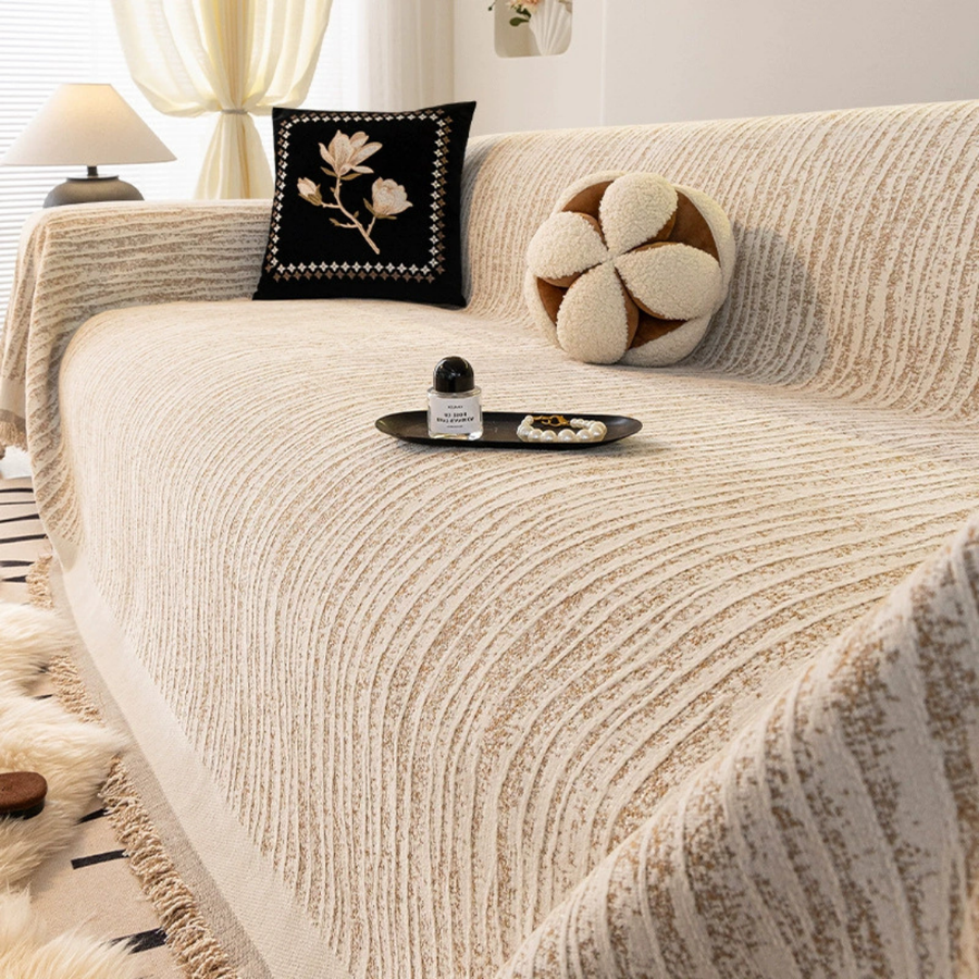 Luxury Reversible Soft Touch Chenille Sofa Throw Cover