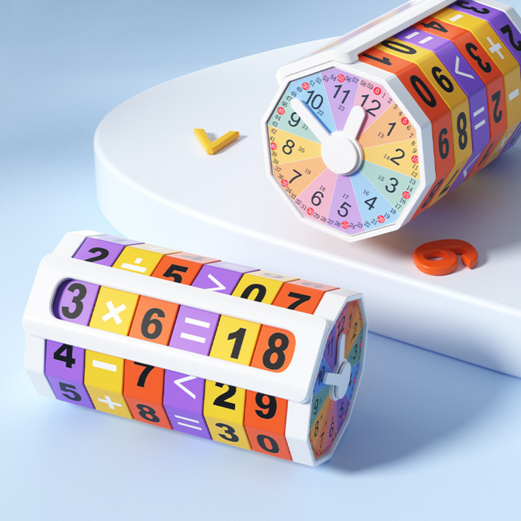 HOMERO Kids Learning Cube Develop Math and Time Skills